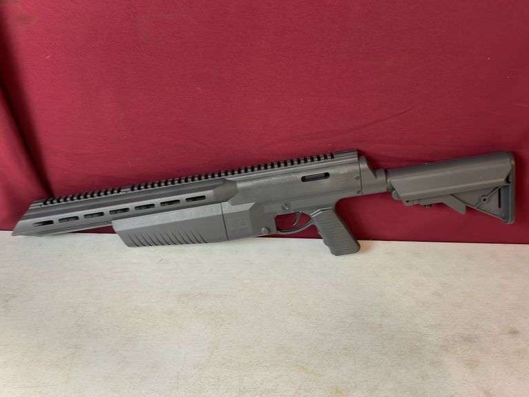 Air Javelin CO2 powered arrow rifle with box - Kaufman Realty & Auctions