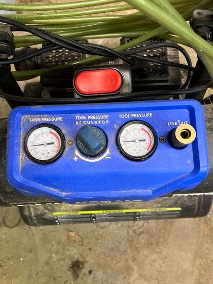 Kobalt Quiet Tech air compressor - Kaufman Realty & Auctions
