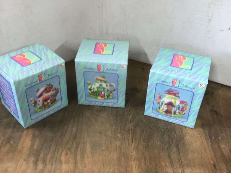 3 Vintage Kmart Easter Jubilee Porcelain Teapot House - Kaufman Realty ...