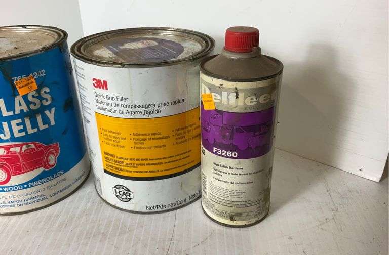 Fiberglass Resin Jelly, CrossFire Reducer, Hardener, Filler - Kaufman ...