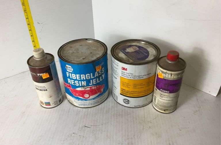 Fiberglass Resin Jelly, CrossFire Reducer, Hardener, Filler - Kaufman ...