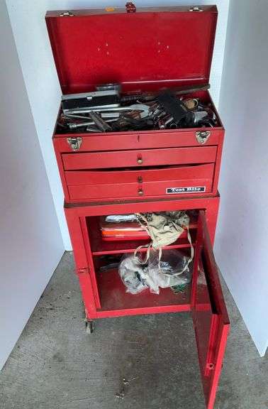 Test Rite Tool Box with Contents - Kaufman Realty & Auctions