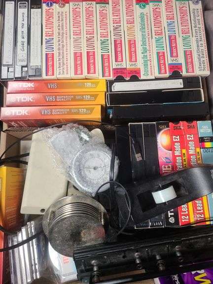 VHS TAPES , DESK ITEMS & MORE - Kaufman Realty & Auctions