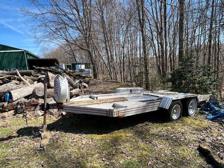 1990 Trailex Aluminum Car Trailer Vin# 1XTXPPU25L1000007 HAVE TITLE ...