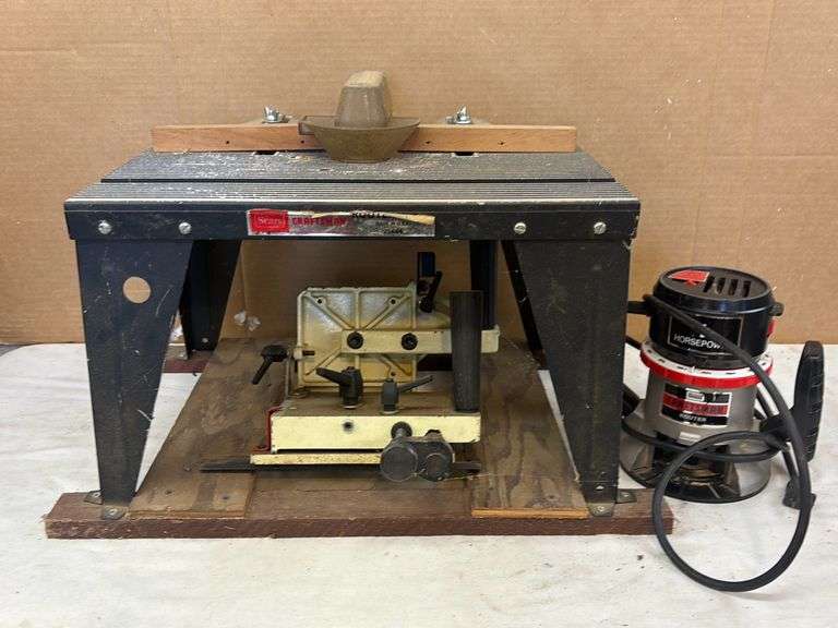 Craftsman router & table , Shop Fox - Kaufman Realty & Auctions