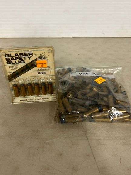 Glasser Safety Slug 10mm & 44-40 Bullets & Brass - Kaufman Realty ...