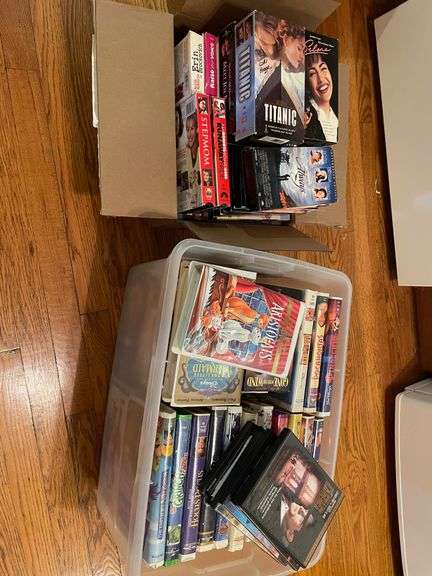 DVDs and VHS Collection - Kaufman Realty & Auctions