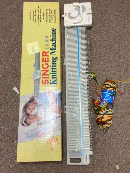 SINGER LK100 KNITTING MACHINE - Kaufman Realty & Auctions