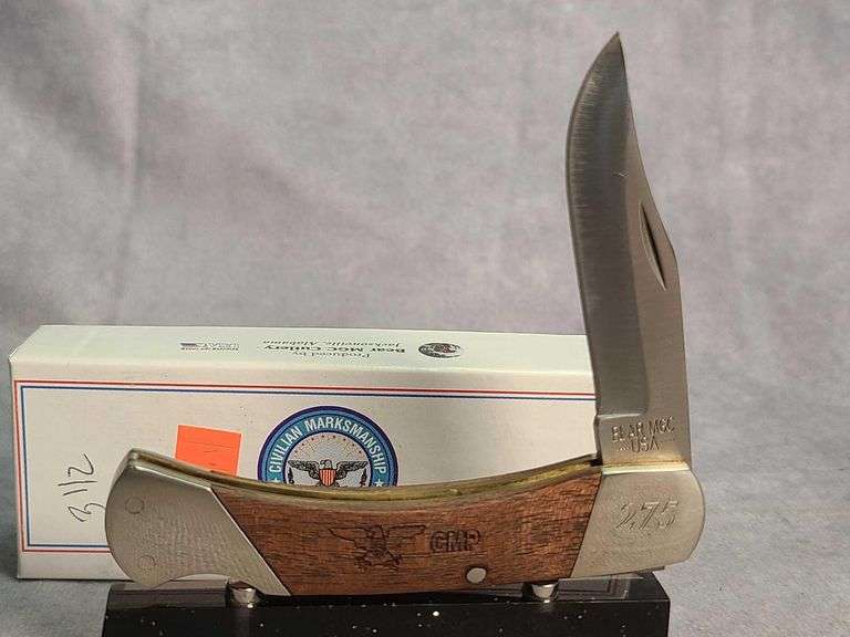 BEAR MGC CUTLERY LOCKBACK MADE FOR CMP #275 "made from M1 Garand rifle ...