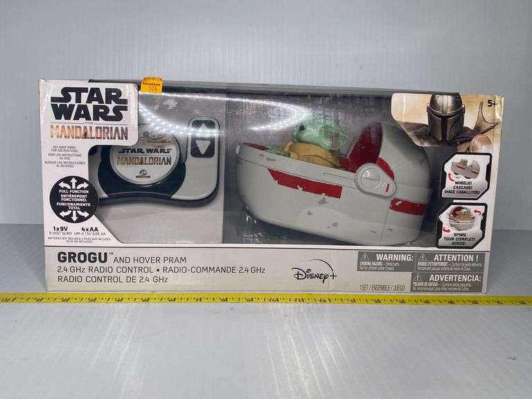 Disney Mandalorian Grogu and RC Hover Pram - Kaufman Realty & Auctions