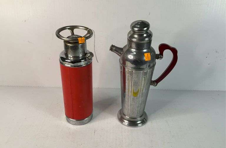 Vintage Cocktail Shaker/Pitcher, Fire Extinguisher Music Box - Kaufman ...