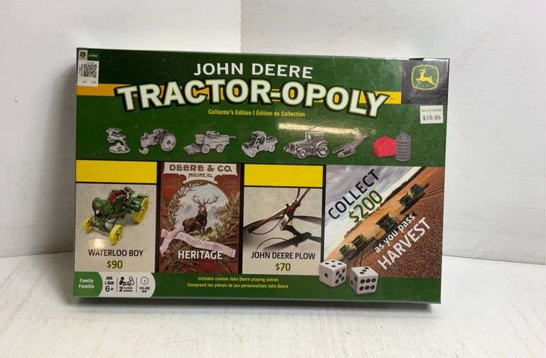 John Deere Tractor-Opoly Board Game Collectors Edition - Kaufman Realty ...