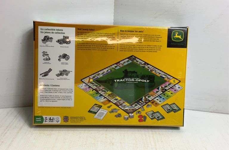 John Deere Tractor-Opoly Board Game Collectors Edition - Kaufman Realty ...