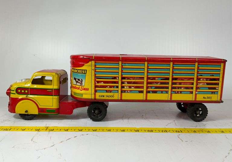 Marx Company Marcrest Livestock Lines Truck and Trailer - Kaufman ...