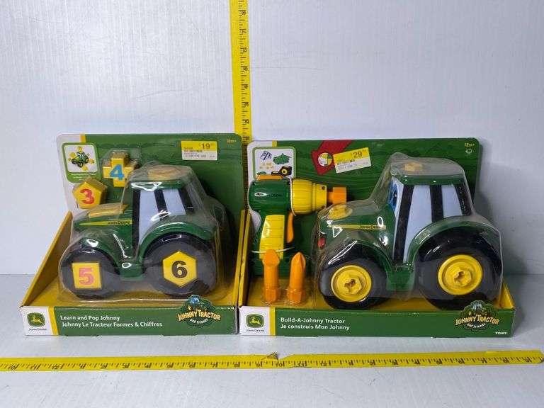 TOMY JOHN DEERE - Learn and Pop Johnny, Build A Johnny Tractor ...