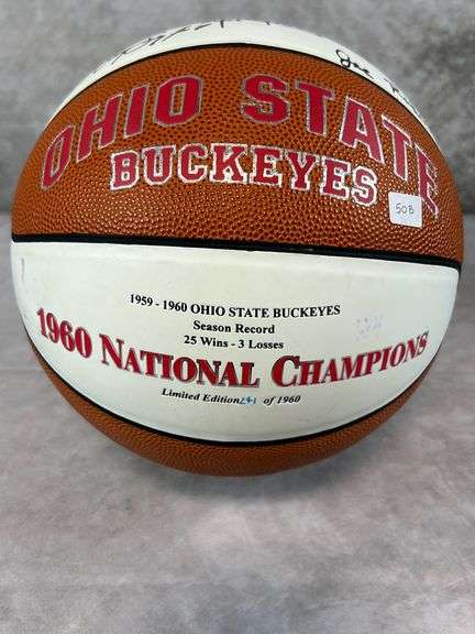 1960 Ohio State Signed Basketball National Champions - Kaufman Realty ...