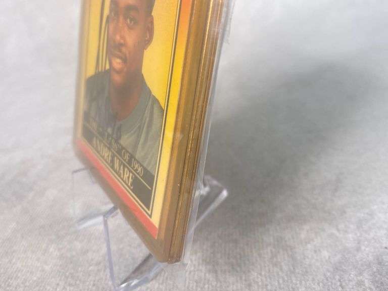 2 Autographed 1990 Andrew Ware NFL Cards - Kaufman Realty & Auctions