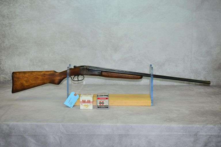 Stevens Mod SxS .410 W/2 Boxes Shells - Kaufman Realty & Auctions