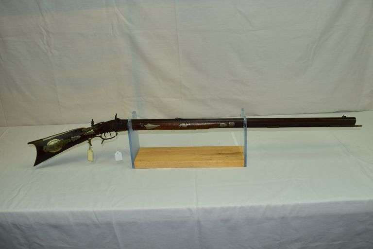 Levi Biddle Mod Half stock percussion muzzleloader Cal Aprox. .38 36.5 ...