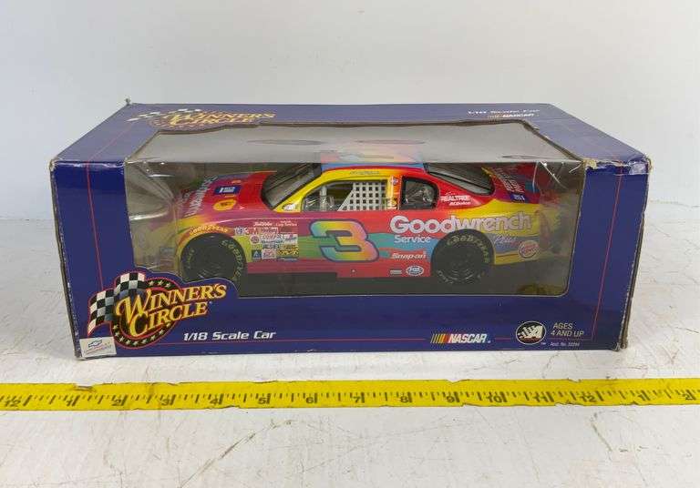 Winners Circle Dale Earnhardt Sr. #3 Rainbow Goodwrench Model Car - Kaufman Realty & Auctions