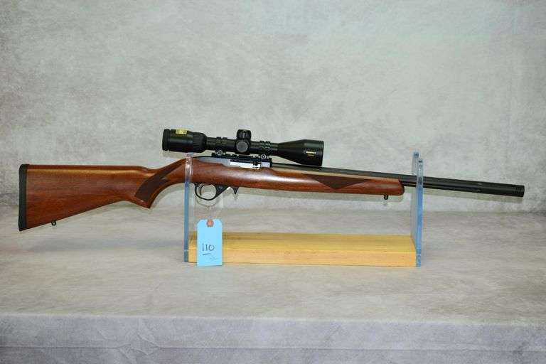 Ruger Mod 10-22 Cal .22 LR Nikon Pro Staff 3 x 9 Scope - Kaufman Realty & Auctions