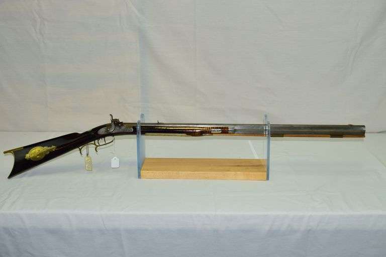 Levi Biddle Half stock percussion muzzleloader Cal Aprox. .38 34”/1.08 ...