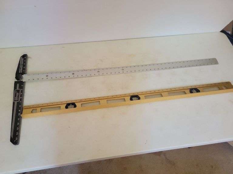 Heavy duty T-square, Tri-level - Kaufman Realty & Auctions
