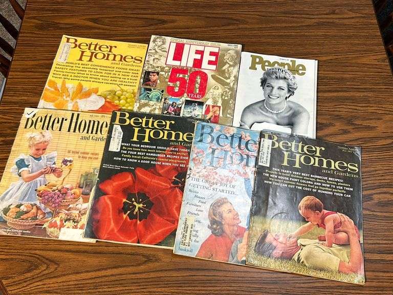 Older Better Homes, 50 year life issue, and People magazines - Kaufman ...