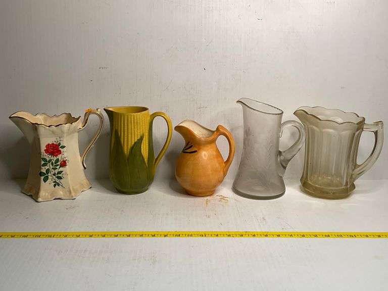 Shawnee, Etched Glass and Other Collectible Pitchers - Kaufman Realty ...