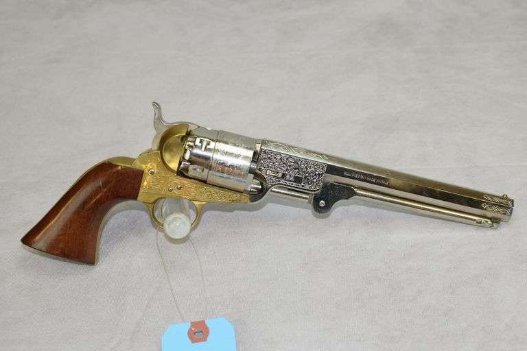 F. Llipietta Cap & Ball Revolver Cal .44 - Kaufman Realty & Auctions