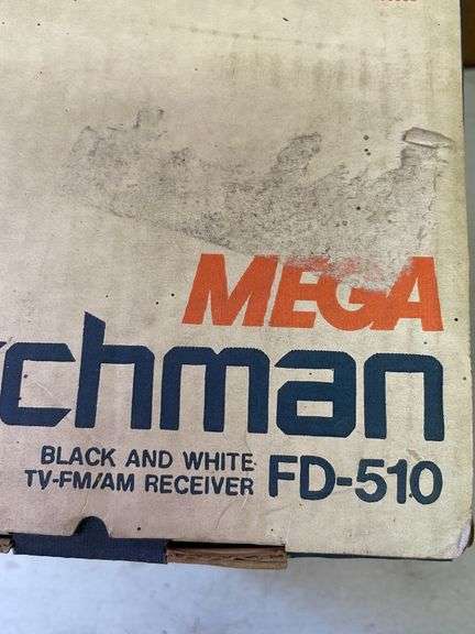 Sony mega watchman FD-510 Black and white TV- FM/am receiver - Kaufman ...