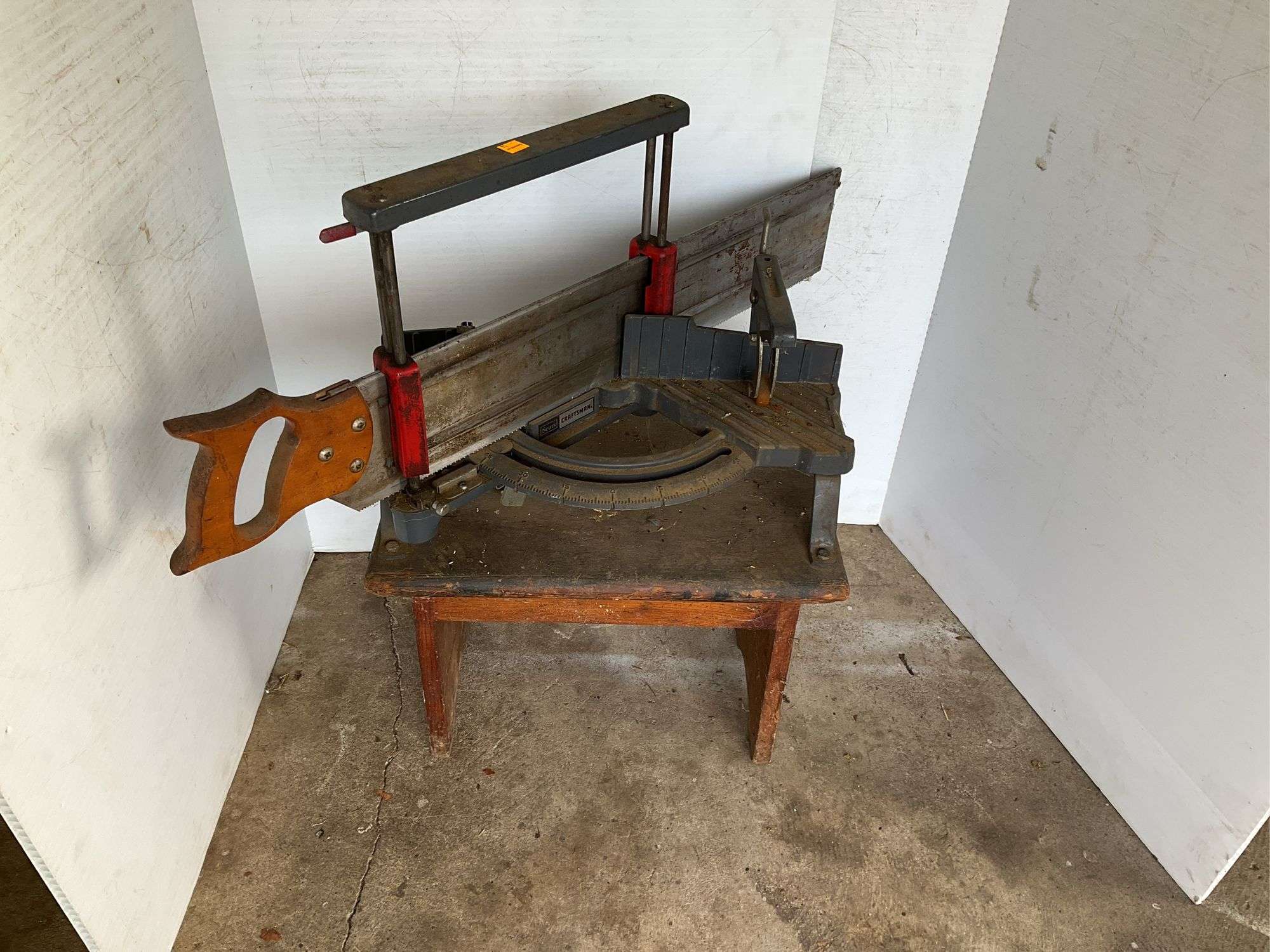 Craftsman Miter Box and Saw Kaufman Realty Auctions