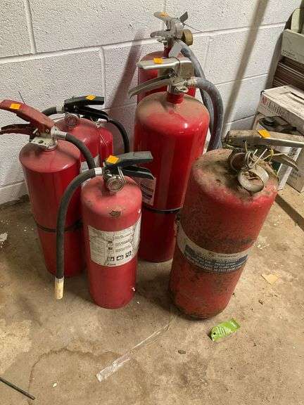 Assortment of Fire Extinguishers - Kaufman Realty & Auctions
