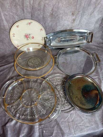 ASSORTED SERVING PLATTERS - Kaufman Realty & Auctions