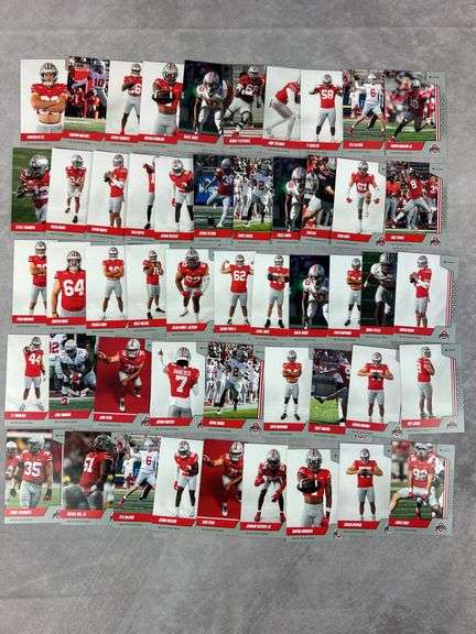 50 ONIT Ohio State Football Cards Including Marvin Harrison Jr Mint ...