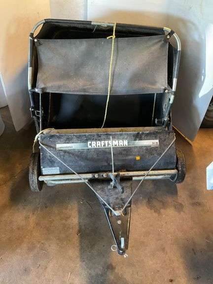 Craftsman 32” Lawn Sweeper - Kaufman Realty & Auctions