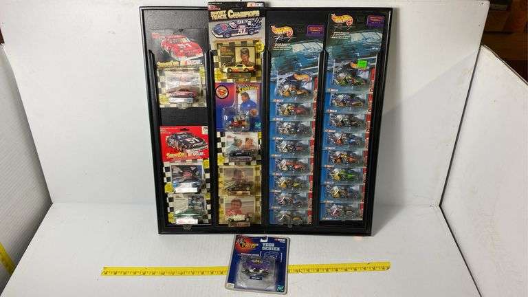 Racing Champions Die Cast Cars /Hot Wheels Motorcycles on Hanging ...