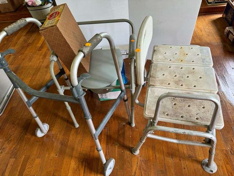 Walker, Potty Chair, Bath Chair - Kaufman Realty & Auctions