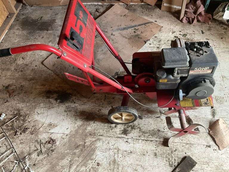 MTD 5.0 HP Front Tine Tiller - Kaufman Realty & Auctions