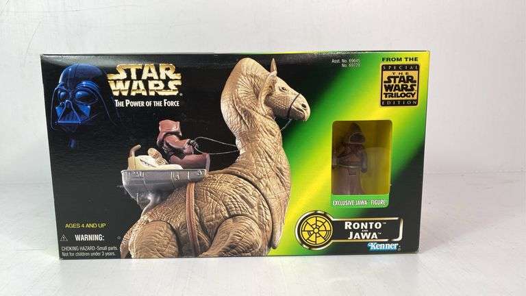 Kenner Star Wars Power Of The Force Ronto and Jawa Action Figures - Kaufman Realty & Auctions
