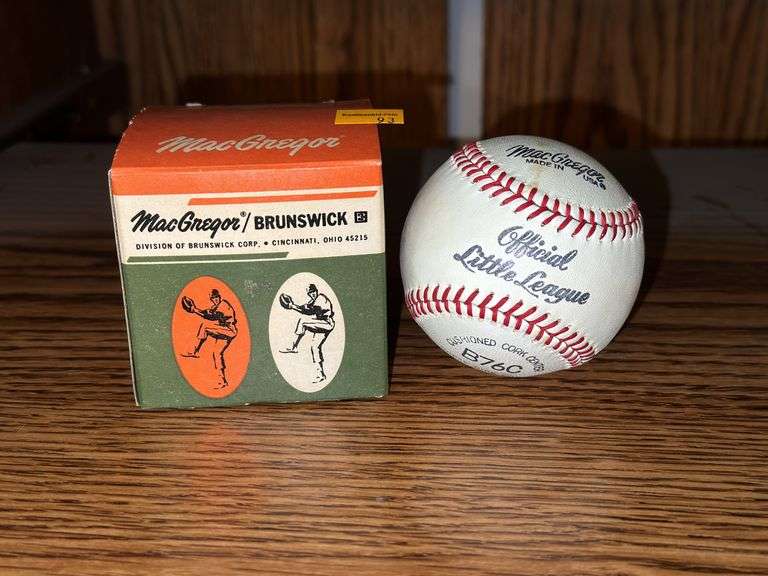 Official MacGregor Little League Baseball - Kaufman Realty & Auctions