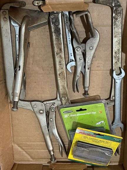 VISE GRIPS, DIAMOND POINT TIPS, BURR SET AND MORE - Kaufman Realty ...