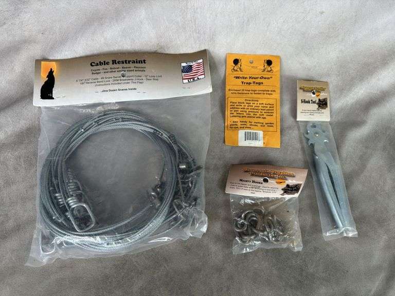 Cable Restraint, Trap Tags, Mighty Hooks and S-Hook Tool - Kaufman ...