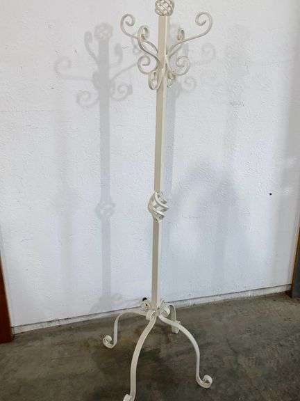 Wrought Iron Hall Tree - Kaufman Realty & Auctions