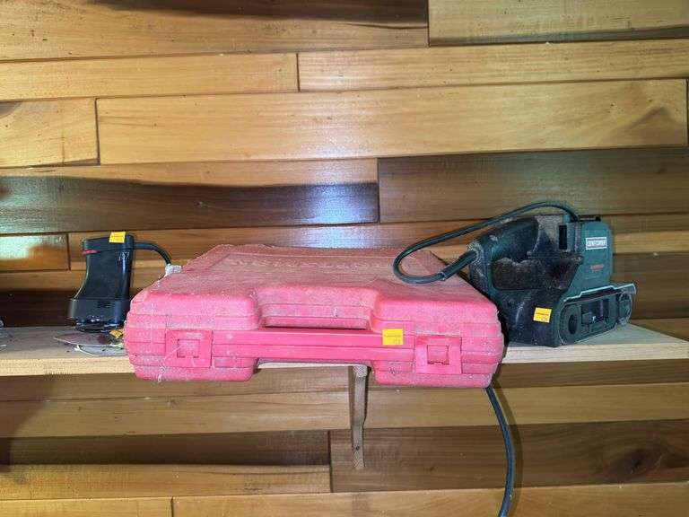 Craftsman Belt Sander, Case, and Craftsman Handheld Sander - Kaufman ...