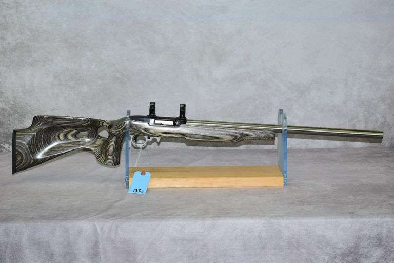 Ruger Mod 10-22 Cal .22 Mag Lilja Barrel Laminated Thumbhole Stock - Kaufman Realty & Auctions
