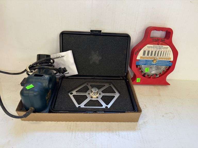 Wood Peckens Poly Gauge SS, Drill Doctor Drill Bit Sharpener, Freud ...