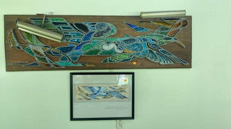 Josephine M Aull 1968 “Flight” Art - Kaufman Realty & Auctions