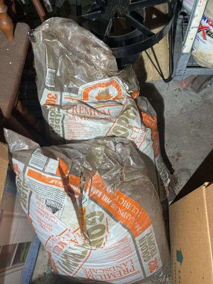 GOLD TROPHY PINE BARK MULCH 2 BAGS - Kaufman Realty & Auctions