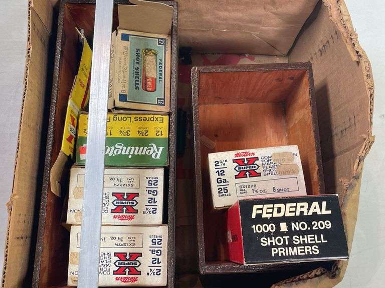 12 GAUGE SHOTGUN SHELLS, AND PARTIAL BOX OF NUMBER 209 SHOTSHELL ...